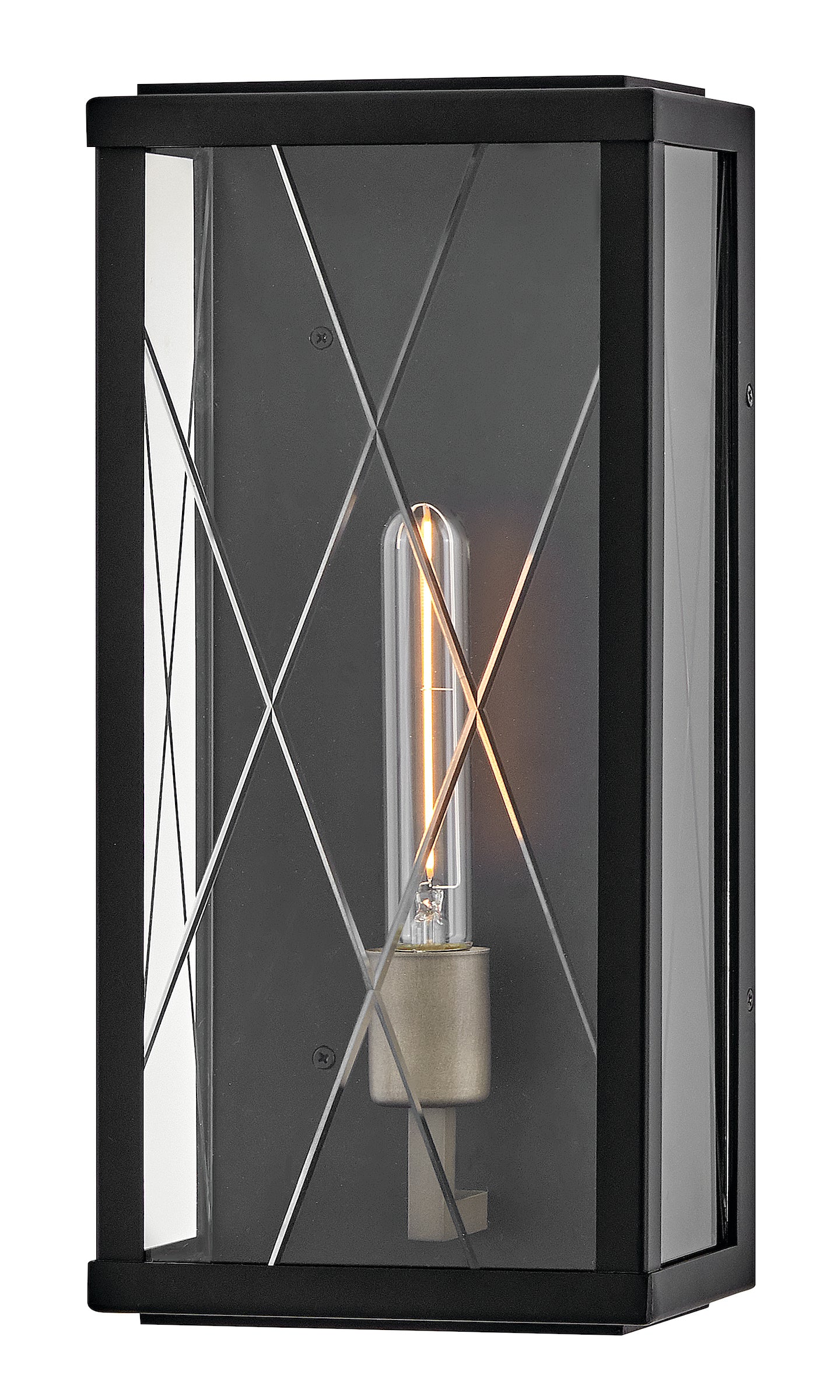 Monte Medium Wall Mount Lantern | Hinkley 28880BK – Info Lighting