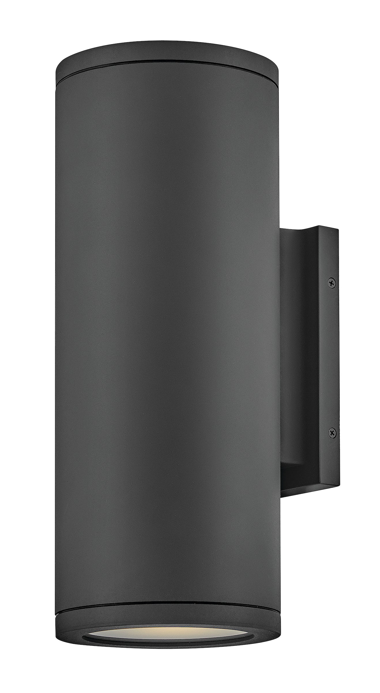 Silo Medium Wall Mount Lantern | Hinkley 13595BK-LL – Info Lighting