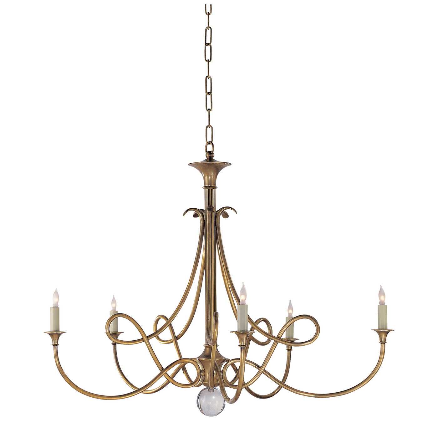 Double Twist Large Chandelier by Visual Comfort Signature at ...