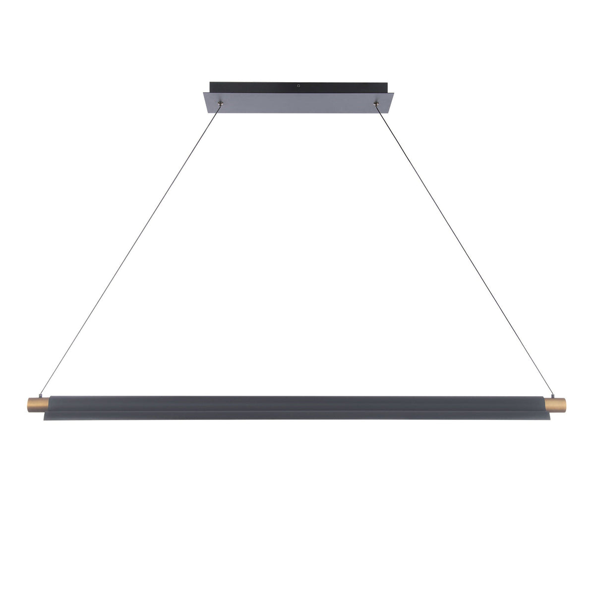 Pavilion LED Linear Suspension | dweLED PD-65244-BK/AB — Info Lighting